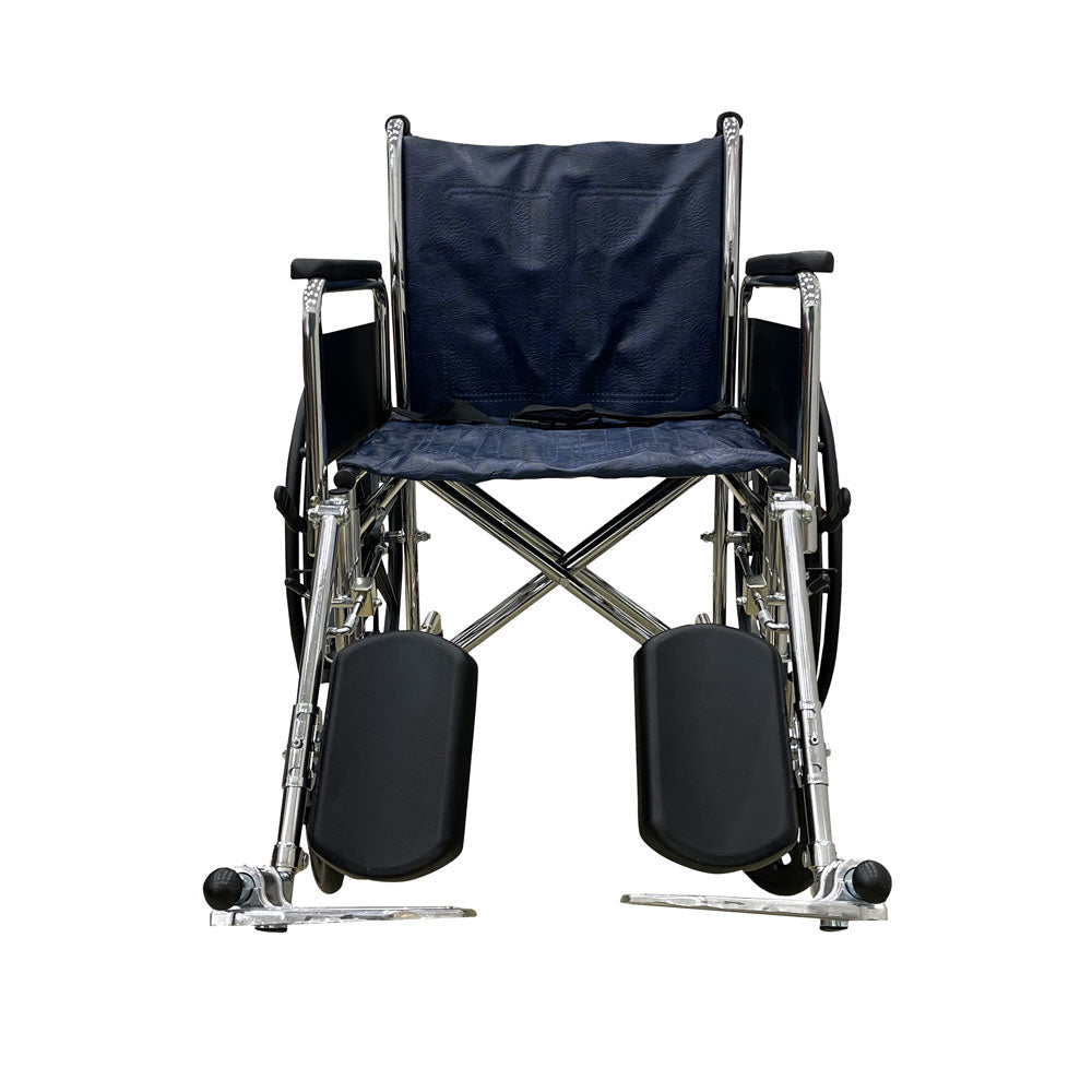 Chrome Elevating Wheelchair with Safety Belt – Lifeline Corporation