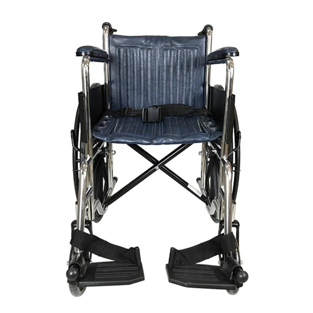 Chrome Standard Wheelchair with Safety Belt 18" – Lifeline Corporation