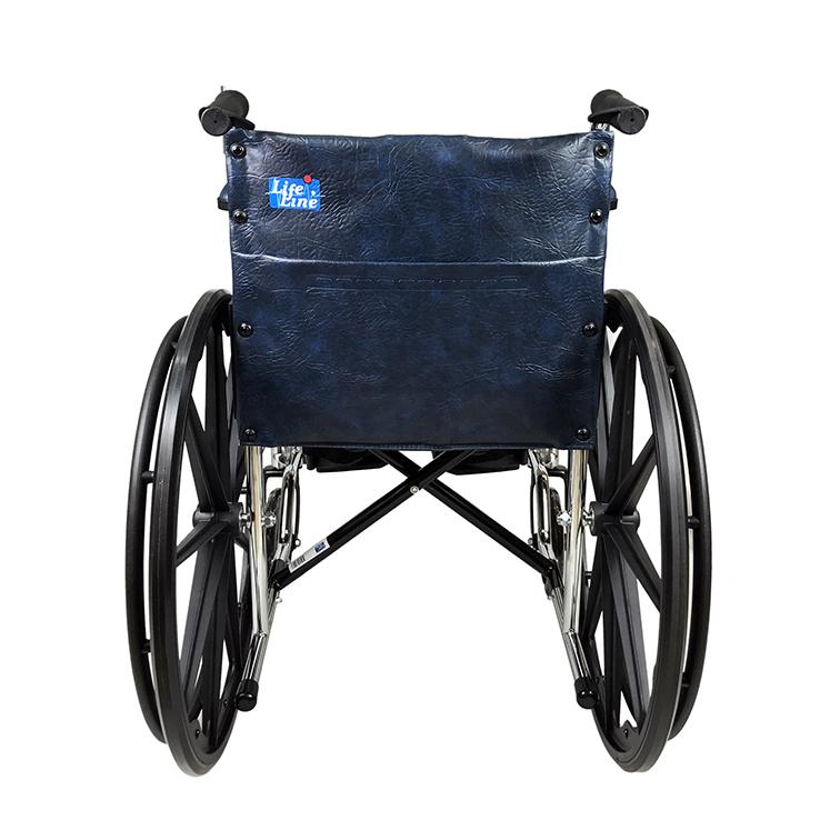 Chrome Detachable Wheelchair with Safety Belt – Lifeline Corporation