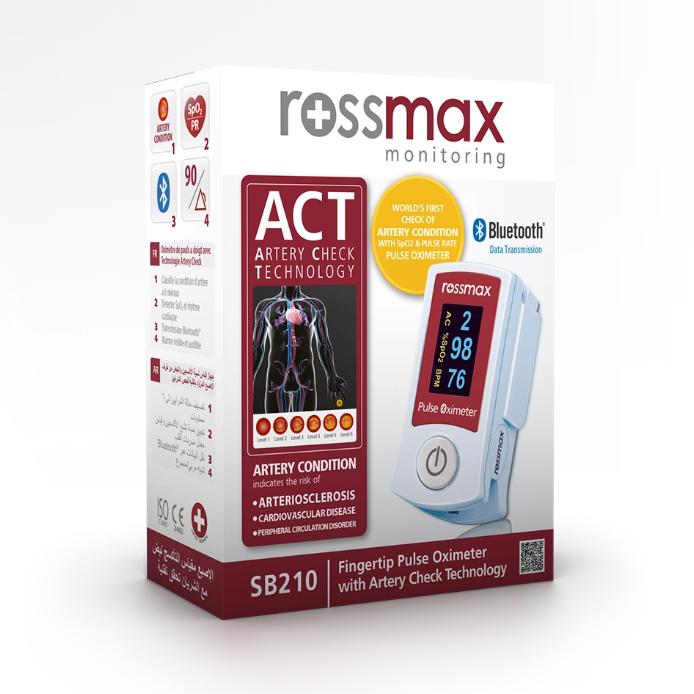 Fingertip Pulse Oximeter - Rossmax with "ACT" SB210 – Lifeline Corporation