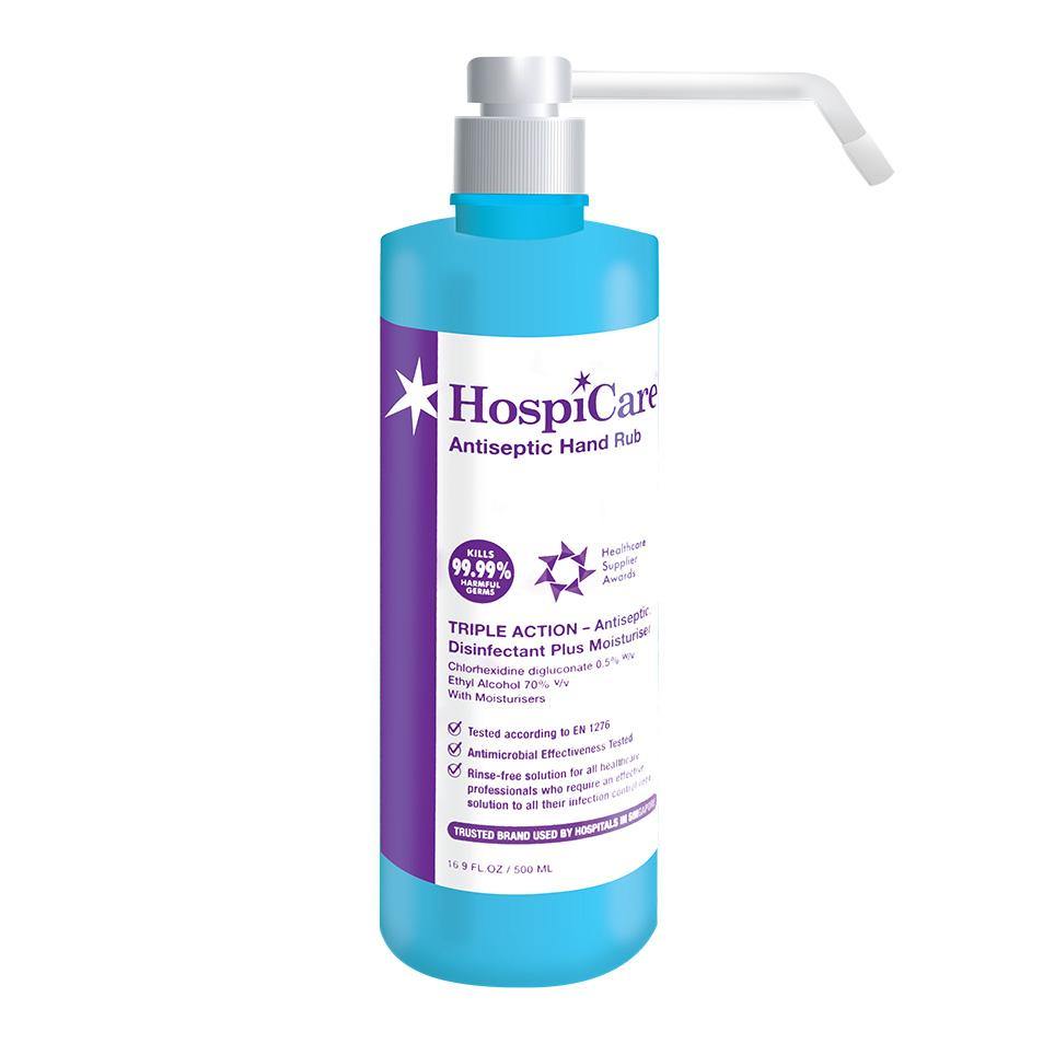 HospiCare Antiseptic Hand Rub 500ml – Lifeline Corporation