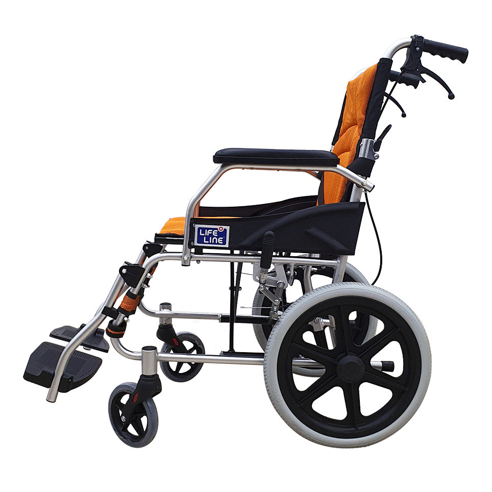 Aluminium Light Weight Standard Push Chair-18" – Lifeline Corporation